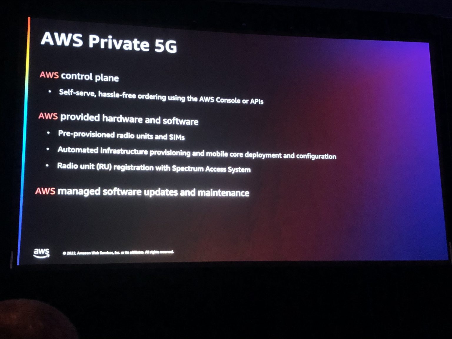 【AWS re:Invent2022】AWS Private 5Gについてご紹介！ | Tech ブログ | サーバ運用保守・運用監視なら JIG-SAW OPS
